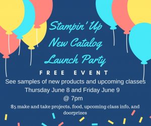 New Catalog Launch Party | Michelle's Craft Corner