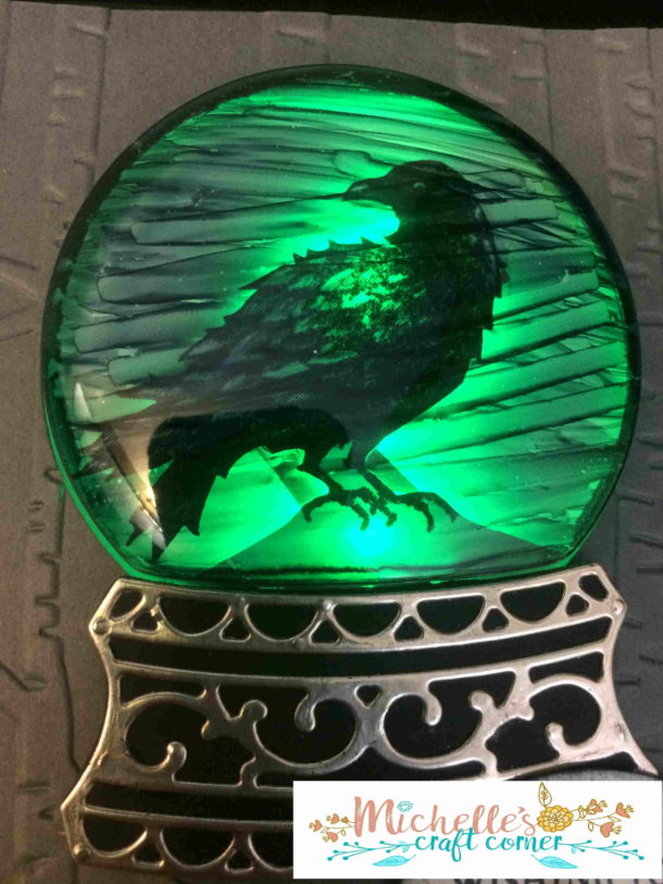 Light-up Crystal Ball Card | Michelle's Craft Corner