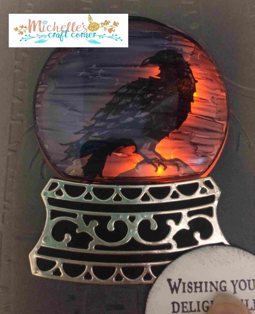 Light-up Crystal Ball Card | Michelle's Craft Corner
